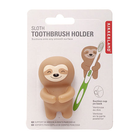 Click here for Kikkerland Sloth Toothbrush Holder  One Size  Brow... prices