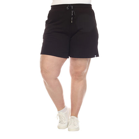 Click here for White Mark Womens High Rise Plus Pull-On Short  3x... prices