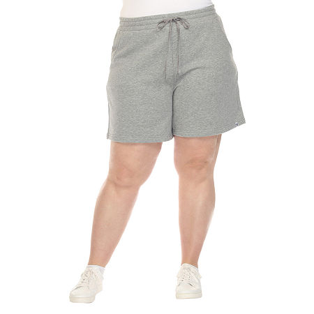 Click here for White Mark Womens High Rise Plus Pull-On Short  3x... prices