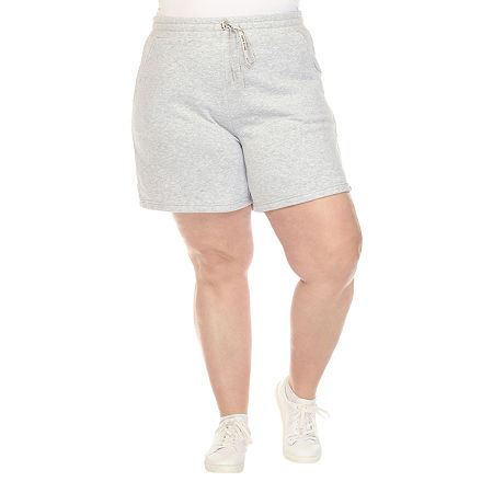 Click here for White Mark Womens High Rise Plus Pull-On Short  2x... prices