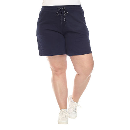 Click here for White Mark Womens High Rise Plus Pull-On Short  1x... prices