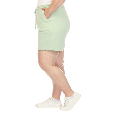 Click here for White Mark Womens High Rise Plus Pull-On Short  2x... prices