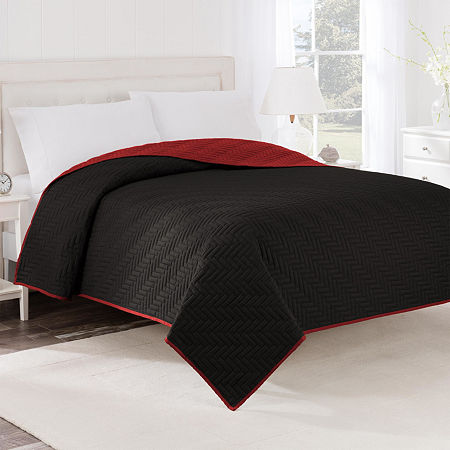 Click here for Martex Reversible Quilt  One Size  Black prices