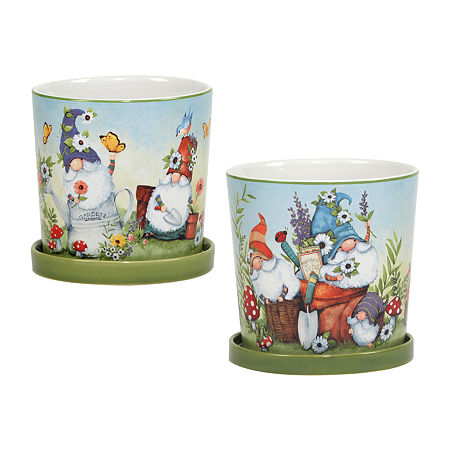 Click here for Certified International Garden Gnomes 2-pc. Plante... prices