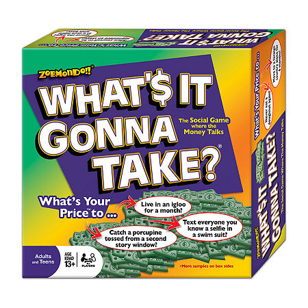 Click here for Zobmondo WhatS It Gonna Take Board Game Board Game... prices