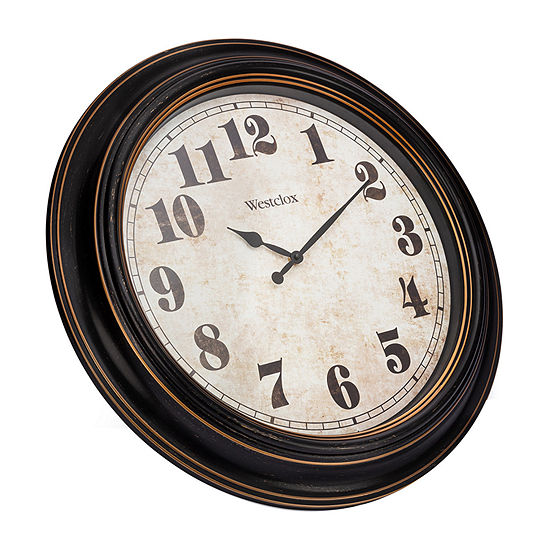 Westclox Round Oversized Classic Wall Clock 32213-20, Color: Bronze ... Westclox Round Oversized Classic Wall Clock 32213-20, Color: Bronze ...