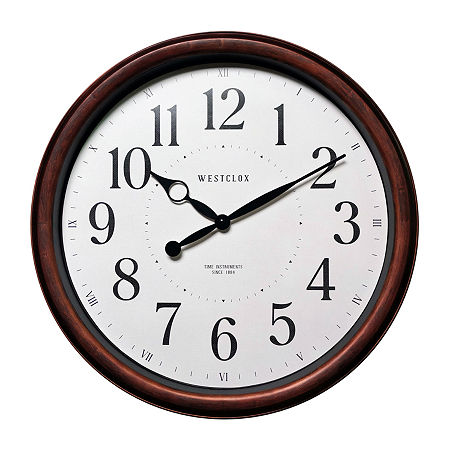 Click here for Westclox 20 Woodgrain Finish Wall Clock  One Size... prices