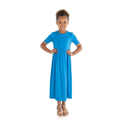 Click here for 24sevenkid Big Kid Girls Short Sleeve A-Line Dress... prices