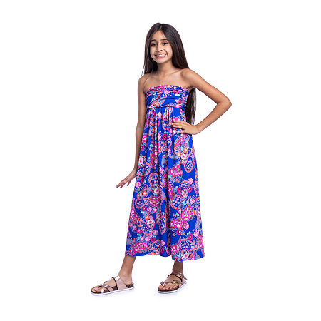 Click here for 24sevenkid Big Kid Girls Sleeveless Paisley Maxi D... prices