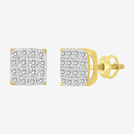 Click here for 1/2 CT. T.W. Natural White Diamond 10K Gold 6.9mm... prices