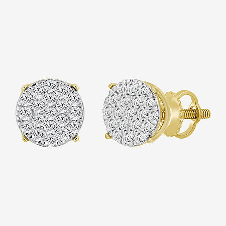 Click here for 1 CT. T.W. Natural White Diamond 10K Gold 10.5mm R... prices