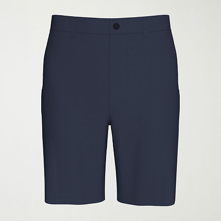 Pga Tour Mens Moisture Wicking Active Waistband 9 Golf Shorts - Navy