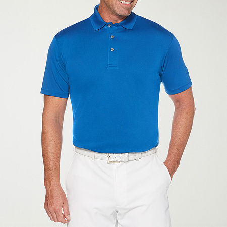 Click here for Pga Tour Mens Airflux Solid Mesh Short Sleeve Golf... prices