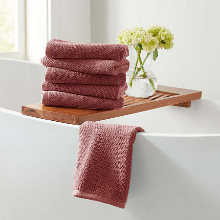 Click here for Linery Popcorn 6-pc. Hand Towel  One Size  Pink prices