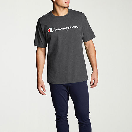 Click here for Champion Graphic Jersey Mens Crew Neck Short Sleev... prices