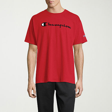 Click here for Champion Graphic Jersey Mens Crew Neck Short Sleev... prices