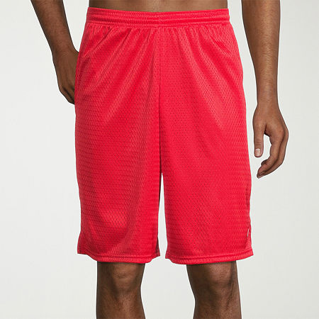 Click here for Mens Champion(R) Pocketed Solid Mesh Active Shorts prices