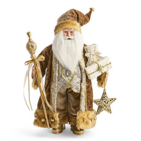 Click here for North Pole Trading Co. 18in Gold Coat Christmas Sa... prices