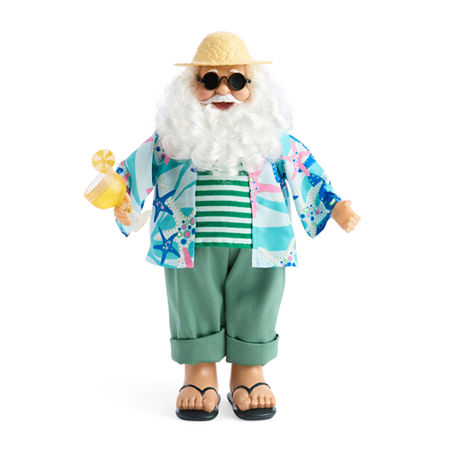 Click here for North Pole Trading Co. 12in Beach Christmas Santa... prices