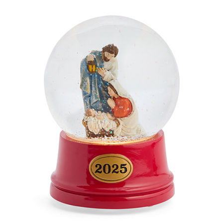 Click here for North Pole Trading Co. Nativity Christmas Snow Glo... prices
