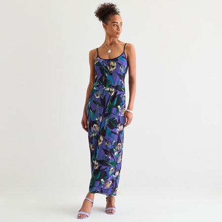 Click here for Connected Apparel Womens Sleeveless Floral Maxi Dr... prices