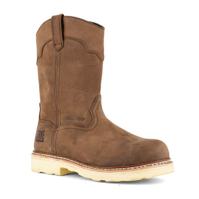 Frye Supply Fr40304 Mens Round Closed Toe Work Shoes, Color: Brown ...
