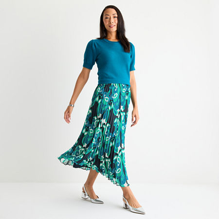 Click here for Liz Claiborne Womens A-Line Skirt  Small  Blue prices