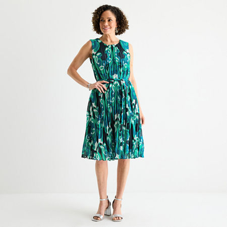 Click here for Liz Claiborne Womens Short Sleeve Midi Paisley A-L... prices