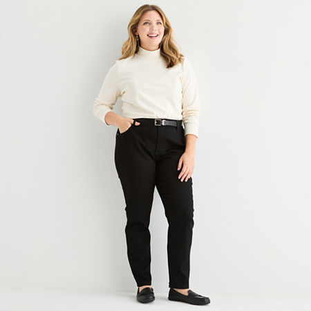 Click here for St. Johns Bay - Plus Womens Mid Rise Skinny Fit Je... prices