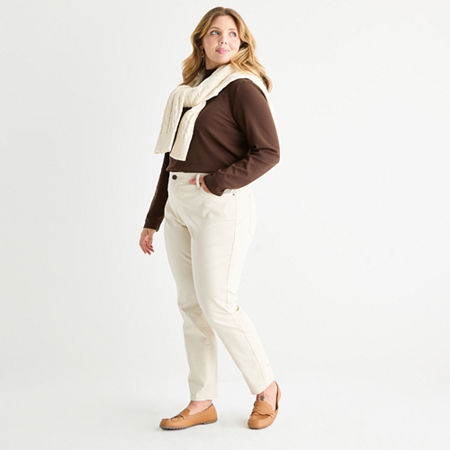 Click here for St. Johns Bay - Plus Womens Mid Rise Skinny Fit Je... prices