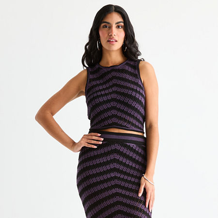 Click here for Bold Elements Womens Crew Neck Sleeveless Chevron... prices