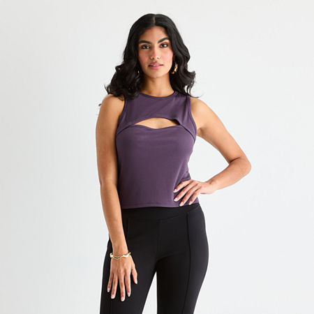 Click here for Bold Elements Womens Crew Neck Sleeveless Blouse... prices