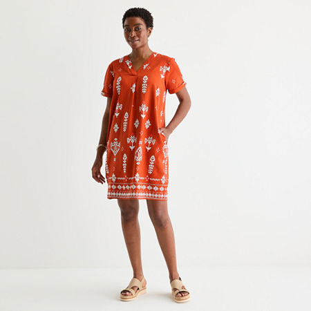 Click here for St. Johns Bay Womens Short Sleeve Shift Dress  Med... prices