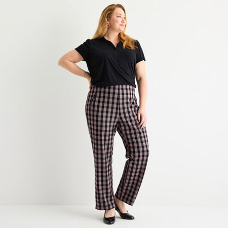 Click here for Liz Claiborne Womens Straight Plus Pull-On Pant  1... prices