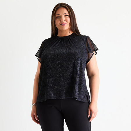 Click here for Liz Claiborne Womens Plus Round Neck Short Sleeve... prices