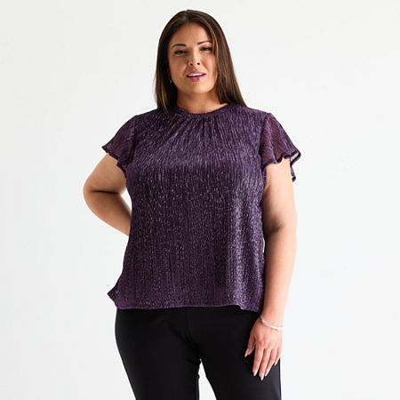 Click here for Liz Claiborne Womens Plus Round Neck Short Sleeve... prices