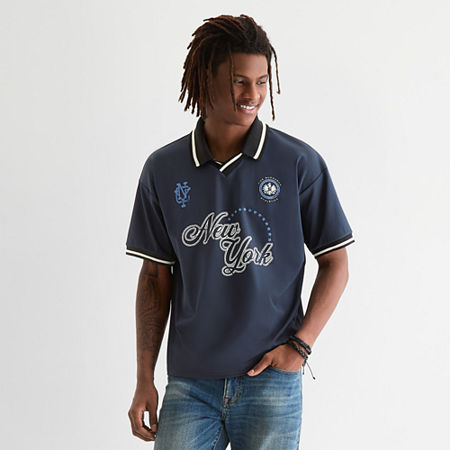 Click here for Arizona Mens V Neck Short Sleeve Jersey Polo  Xx-l... prices