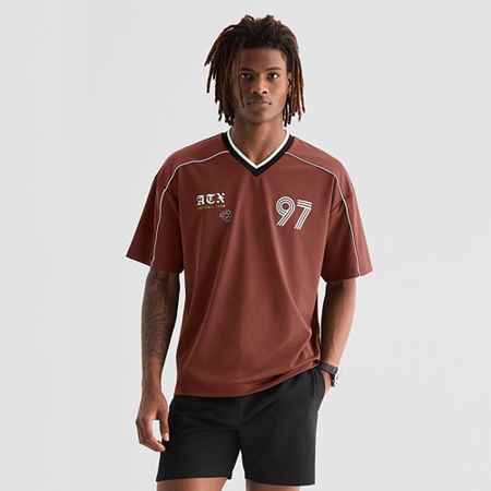 Click here for Arizona Mens V Neck Short Sleeve Jersey  Medium  R... prices
