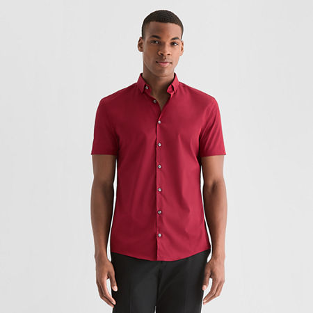 Click here for J. Ferrar Ultra Comfort Mens Short Sleeve Slim Fit... prices