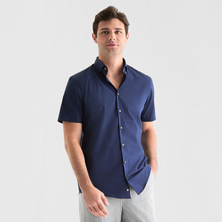 Click here for J. Ferrar Ultra Comfort Mens Short Sleeve Slim Fit... prices