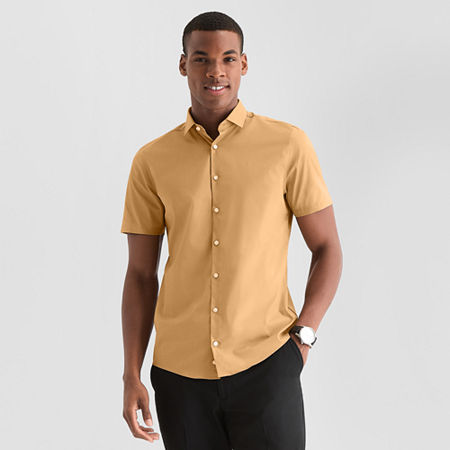 Click here for J. Ferrar Ultra Comfort Mens Short Sleeve Slim Fit... prices