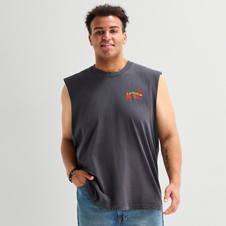 Click here for Arizona Mens Crew Neck Sleeveless Big and Tall Mus... prices