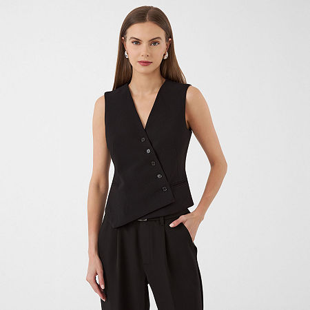 Click here for RM Rebecca Minkoff Womens V Neck Sleeveless Vest... prices