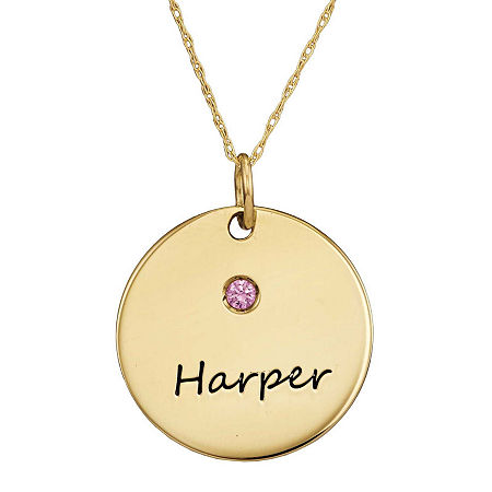 Click here for Personalized Simulated Birthstone Round Name Penda... prices