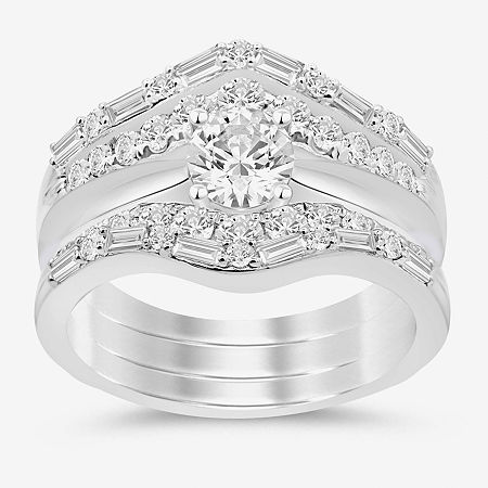 Click here for Womens 1 CT. T.W. Natural White Diamond 14K White... prices