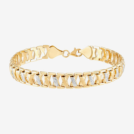 Click here for 14K Two-Tone Gold Stampato Bracelet  One Size prices