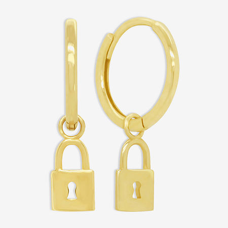 Click here for Womens 14K Gold 12.7mm Hoop Earrings  One Size prices