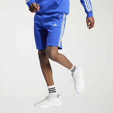 Click here for adidas Fleece Mens 10 Workout Shorts  Small  Blue prices