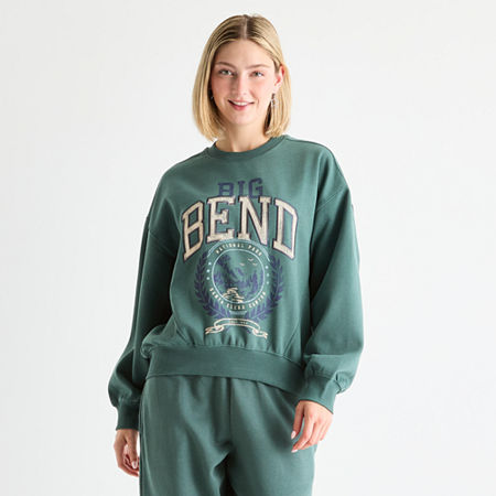 Click here for Arizona Womens Crew Neck Long Sleeve Juniors Sweat... prices