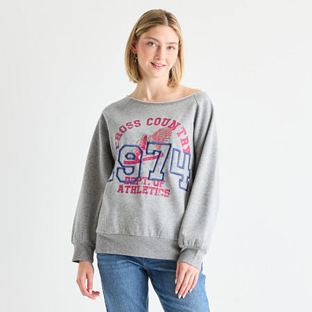 Click here for Arizona Off The Shoulder Womens Long Sleeve Junior... prices